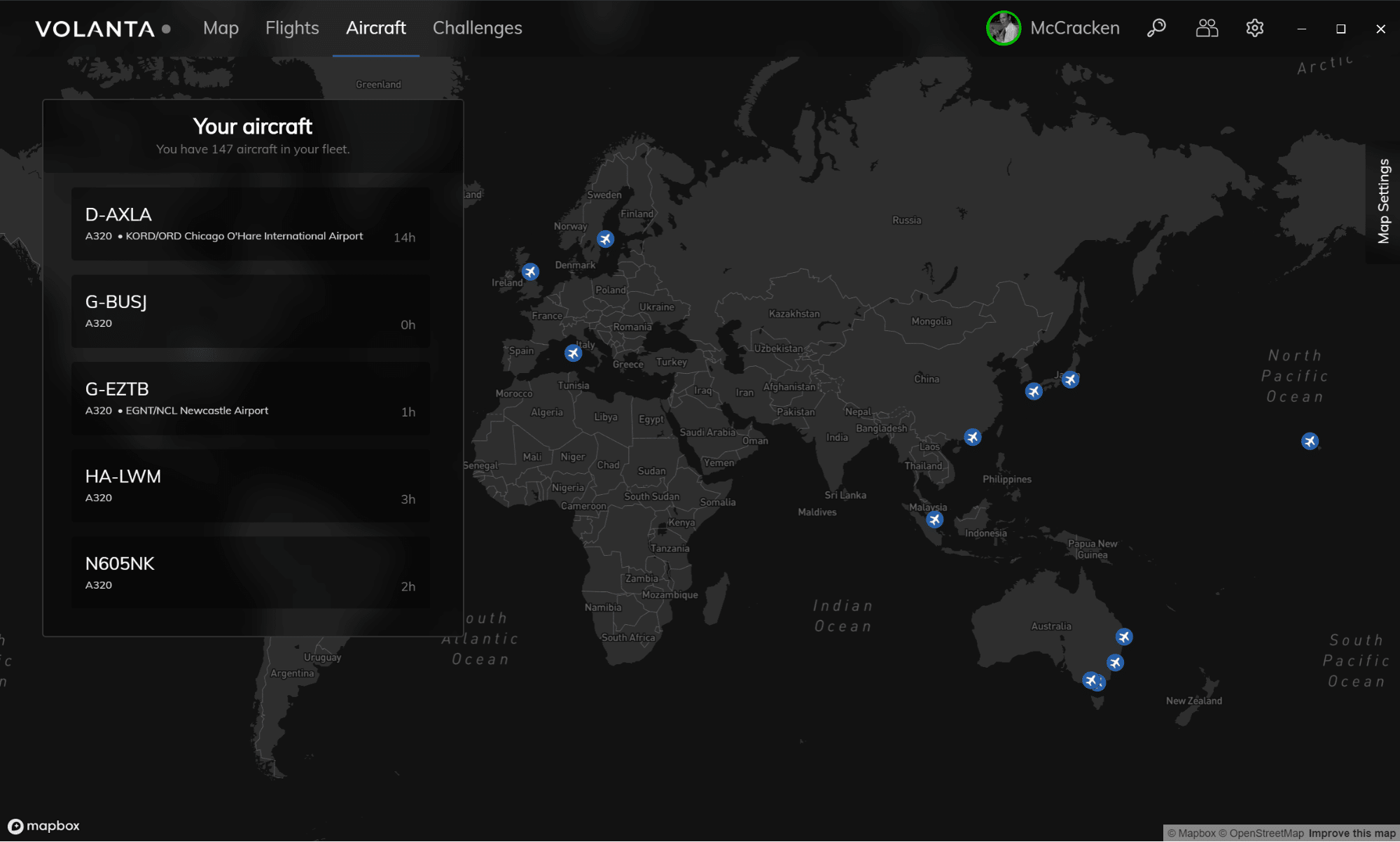 Volanta - Flighttracker von ORBX - Cruiselevel
