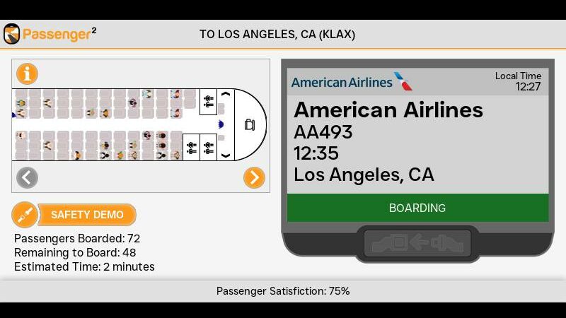 Passenger2 nimmt Form an - Cruiselevel