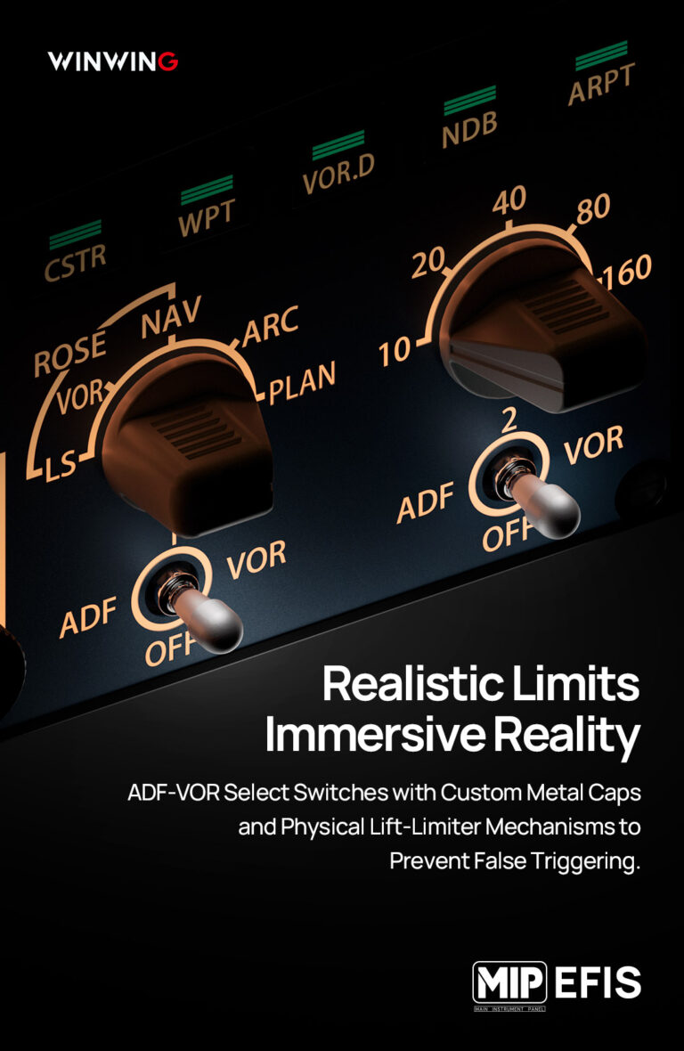 WinWing mit Details zum EFIS - Cruiselevel
