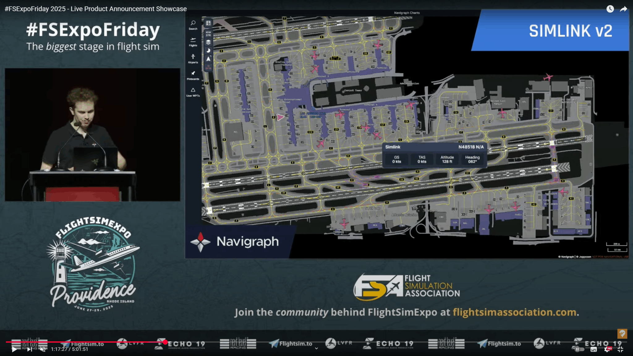 Navigraph: Integration von Taxirouten, VFR Karten - Cruiselevel